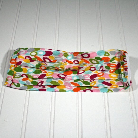 Hand Crafted | Accessories | Handmade Kids Multicolor Ovals Face Mask ...